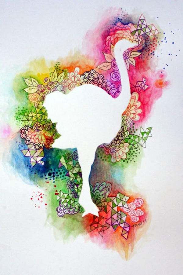 Positive Negative Space Art Projects